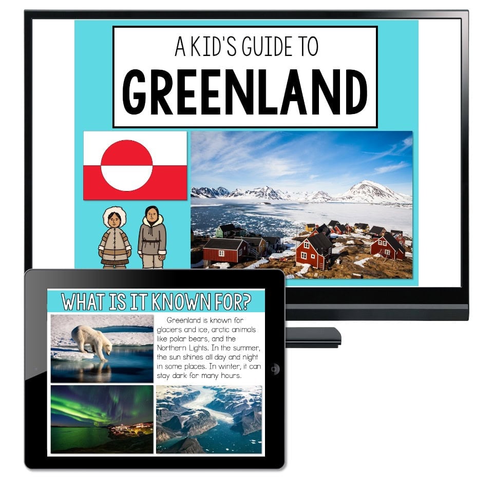 Country Study - Greenland - Teaching Slides - Lucky Little Learners