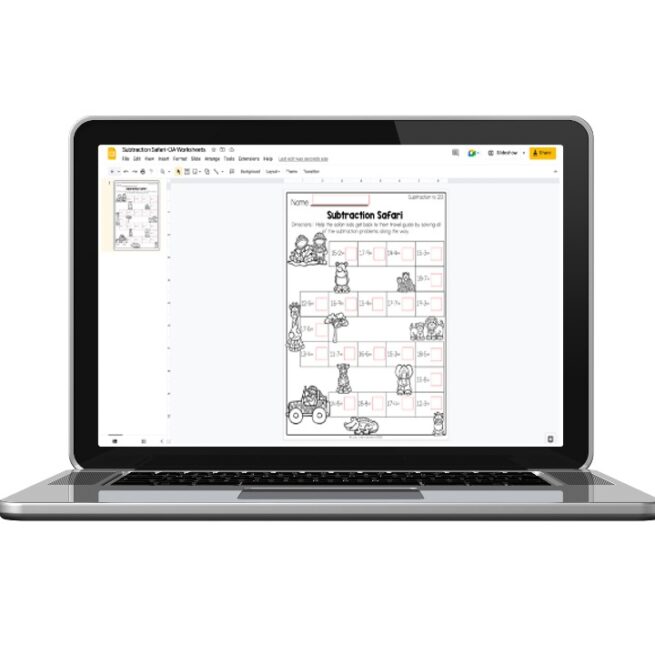 Digital 2nd Grade Math Worksheets - Operations and Algebraic Thinking ...