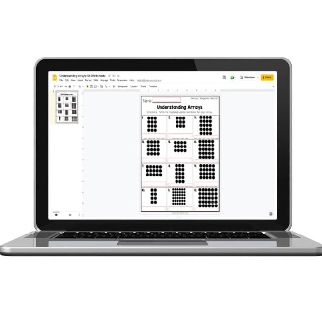 Digital 2nd Grade Math Worksheets - Operations and Algebraic Thinking ...