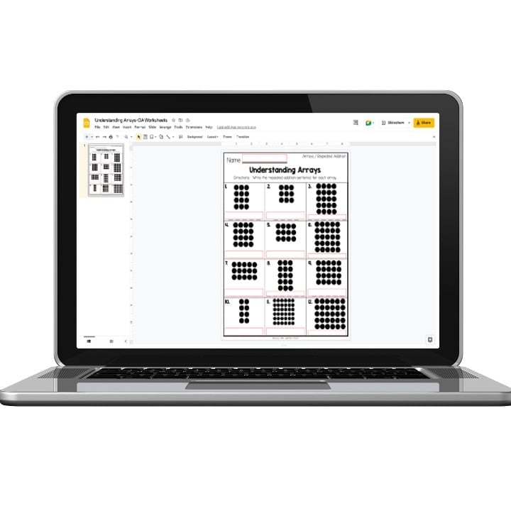 Digital 2nd Grade Math Worksheets - Operations and Algebraic Thinking ...