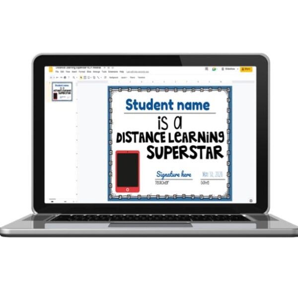 Digital End of Year Awards - Distance Learning Superstar - Lucky Little ...