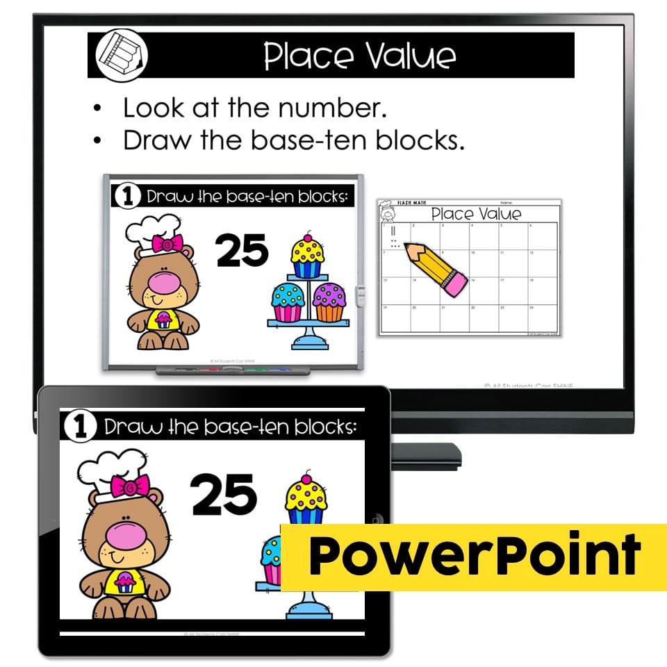 Digital Flash Math Games - Place Value - Lucky Little Learners