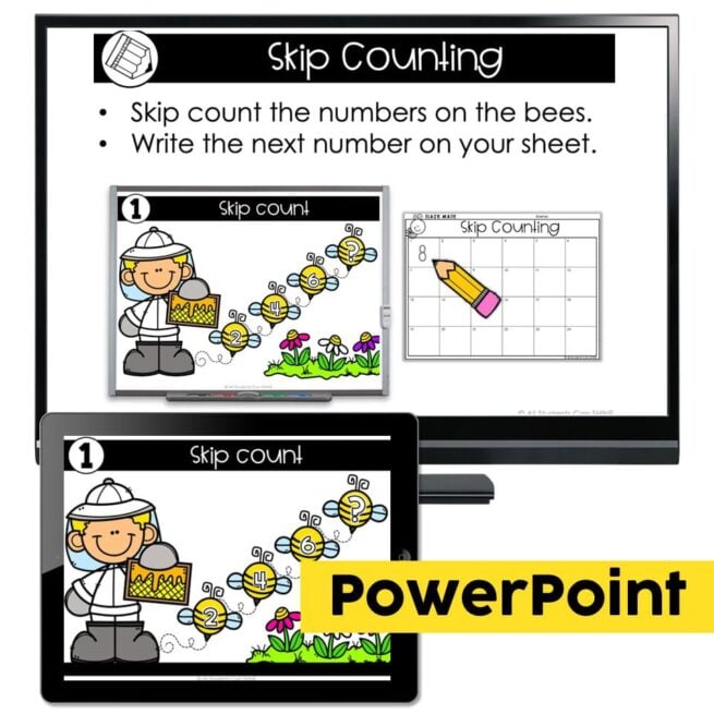 Digital Flash Math Games - Skip Counting 2-5-10 - Lucky Little Learners