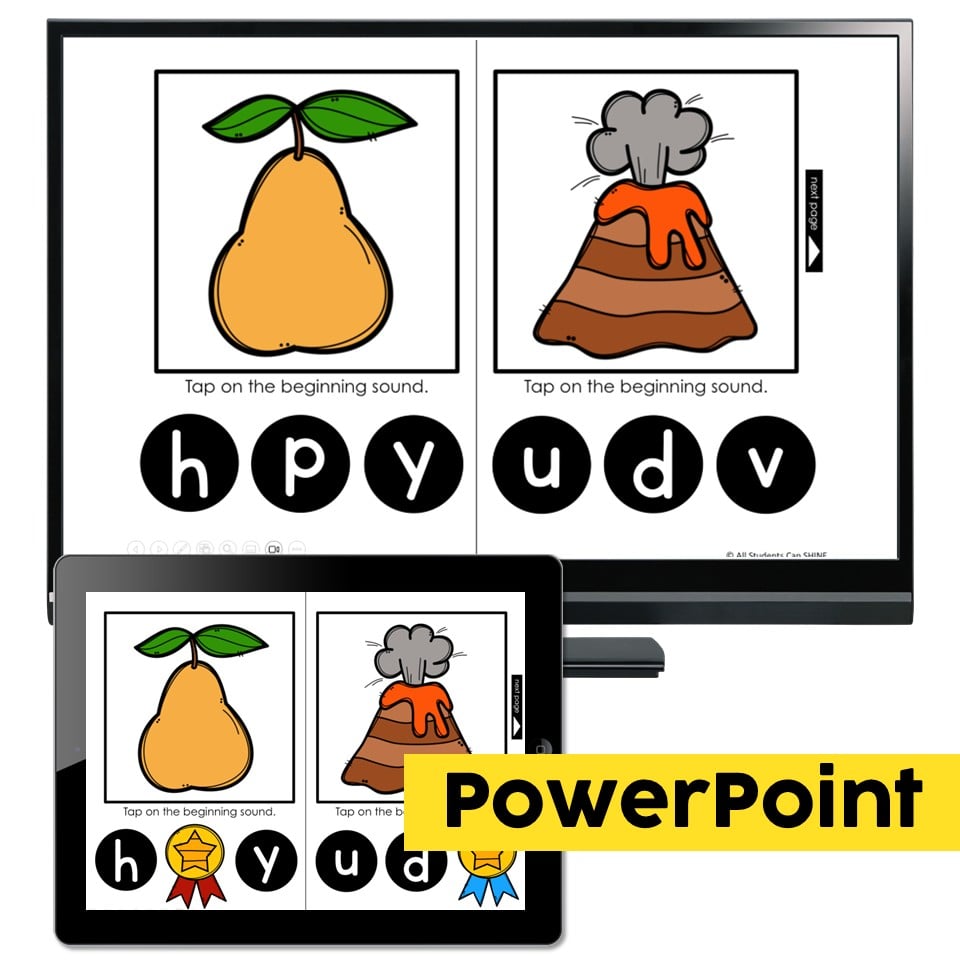 Digital Interactive Phonics - Alphabet - Game 1 - Lucky Little Learners