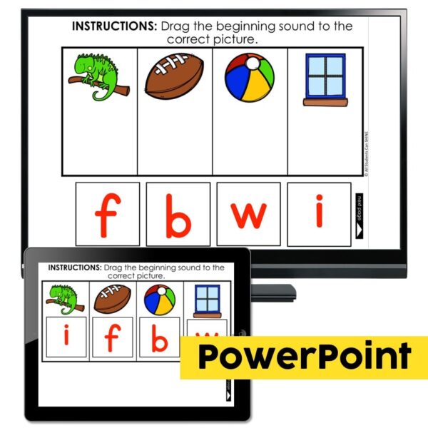 Digital Interactive Phonics - Alphabet - Game 2 - Lucky Little Learners