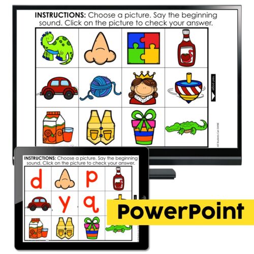 Digital Interactive Phonics - Alphabet - Game 3 - Lucky Little Learners