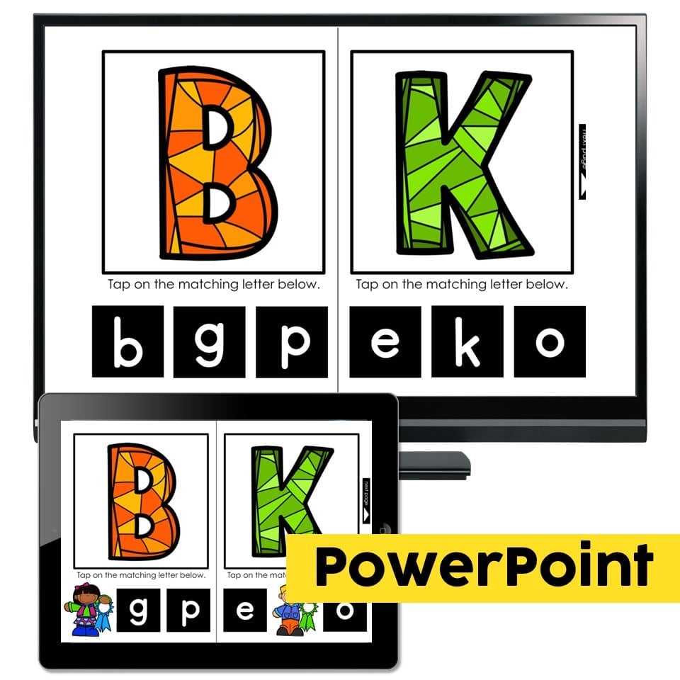 Digital Interactive Phonics - Alphabet - Game 5 - Lucky Little Learners