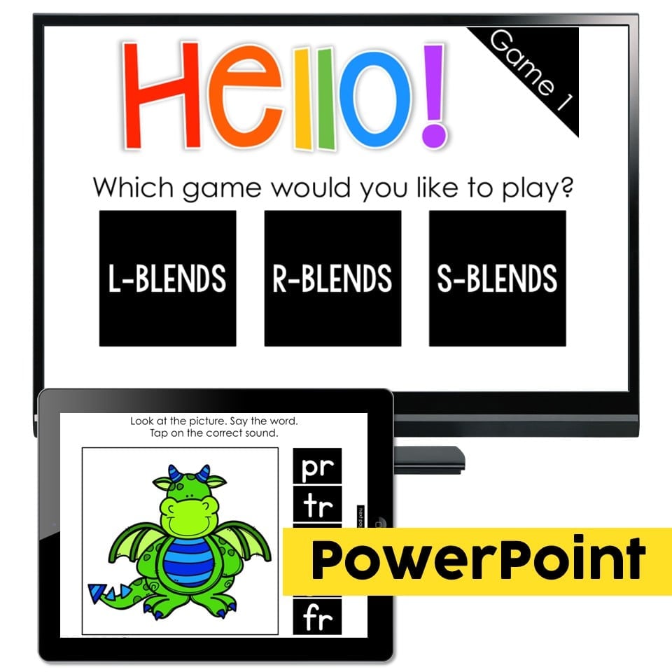Digital Interactive Phonics - Blends - Game 1 Whole Class - Lucky ...