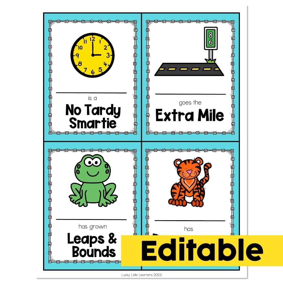 Editable End of Year Awards - Lanyards - Page 14 - Lucky Little Learners