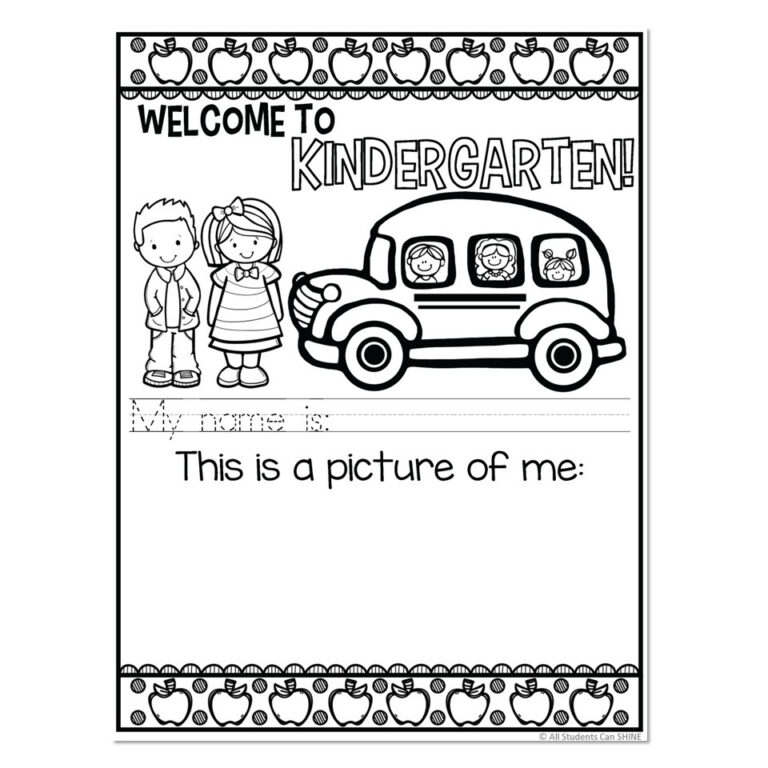 First Week Back to School - Welcome to Kindergarten - Lucky Little Learners