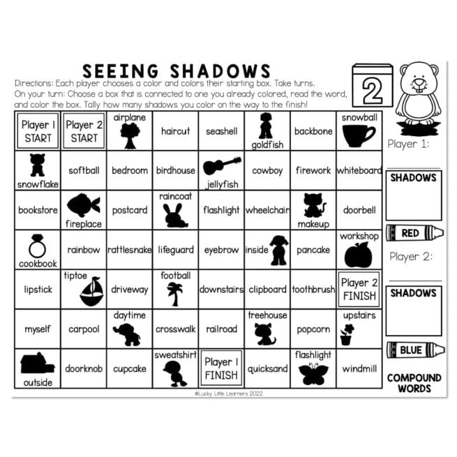 Groundhog Day - Seeing Shadows - Lucky Little Learners
