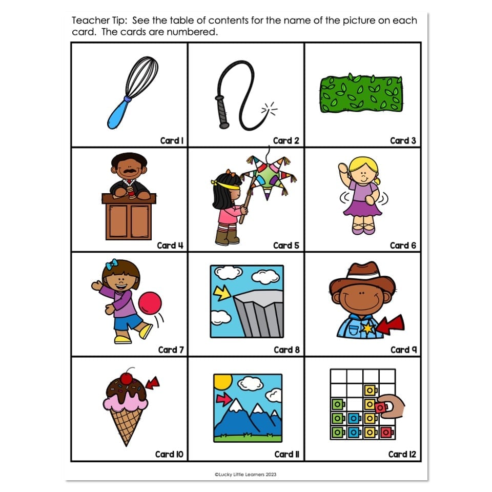 Lucky to Learn Phonics - Digraphs WH PH GH DGE - Picture Cards - Lucky ...