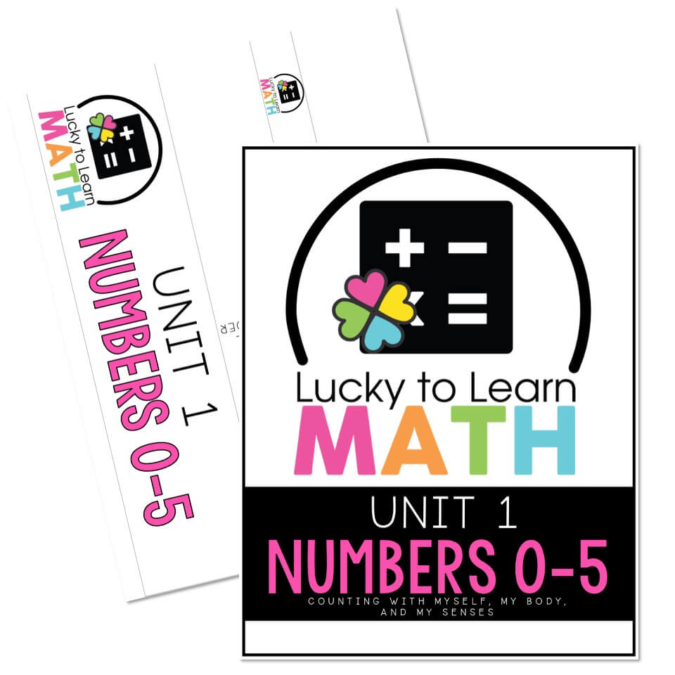 Lucky to Learn Math - Kindergarten - Unit 1 - Numbers 0-5 - Binder ...