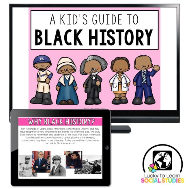 Lucky to Learn Social Studies - Black History - Teaching Slides - Lucky ...