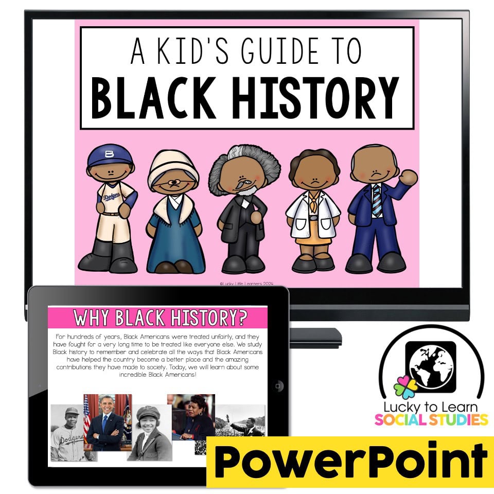 Lucky to Learn Social Studies - Black History - Teaching Slides ...