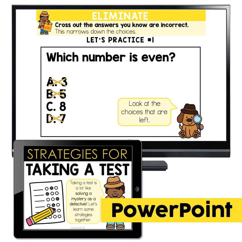 Strategies for Taking a Test - Test Preparation and Practice - Slides ...