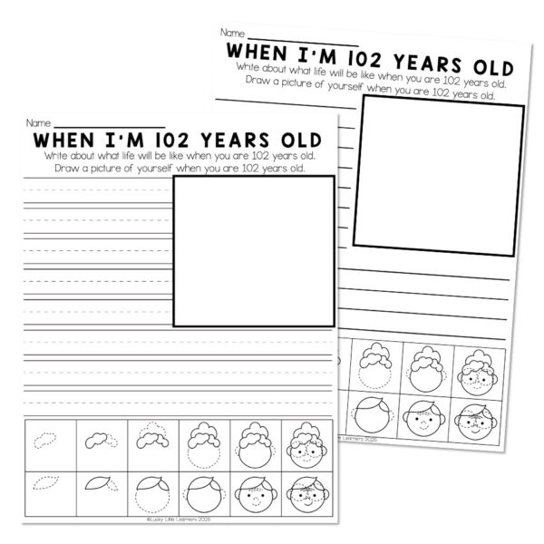 102nd Day of School Activities - When I'm 102 Years Old - Directed ...