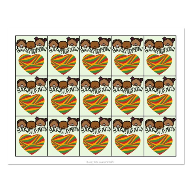 Brag Tags - Holidays - Black History Month - Lucky Little Learners