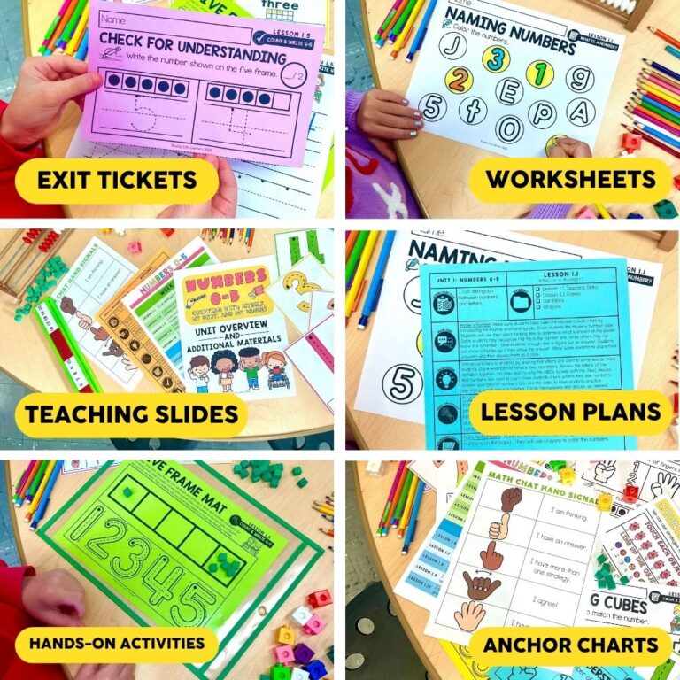 Lucky to Learn Math Kindergarten - Growing Bundle - Lucky Little Learners