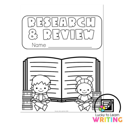 Lucky to Learn Writing 1st Grade - Unit 5 Research and Review - Student ...