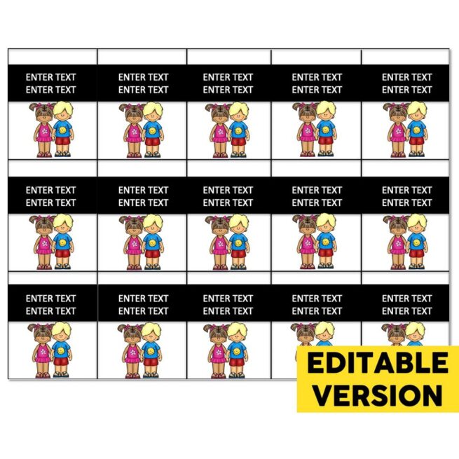 Editable - Brag Tags - Character Traits - Ambitious - Version 2 - Lucky ...