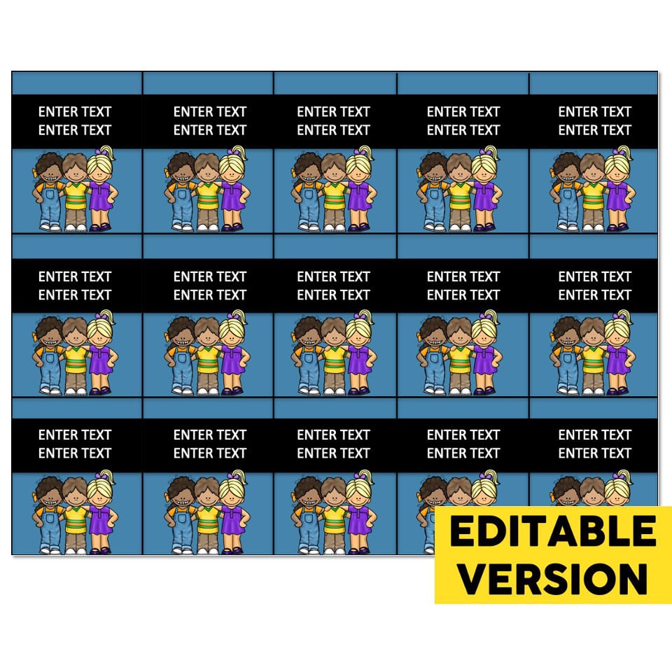 Editable - Brag Tags - Character Traits - Empathy - Version 1 - Lucky ...
