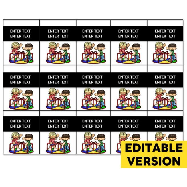 Editable - Brag Tags - Character Traits - Integrity - Version 2 - Lucky ...
