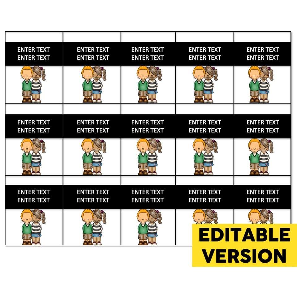 Editable - Brag Tags - Character Traits - Kindness - Version 2 - Lucky ...