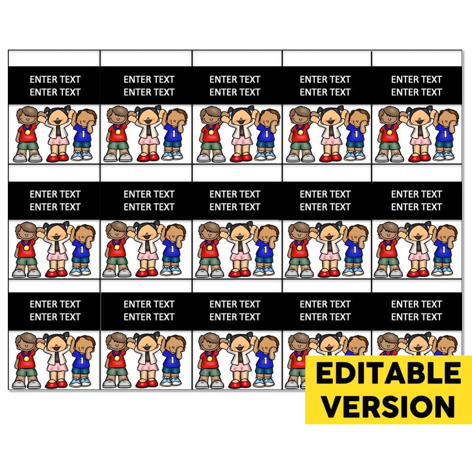 Editable - Brag Tags - Character Traits - Leadership - Version 2 ...
