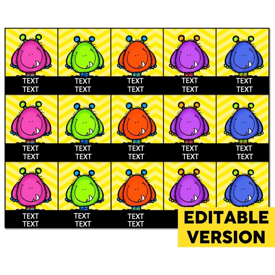 Editable - Brag Tags - Set 1 - Class Dojo - Version 1 - Lucky Little ...