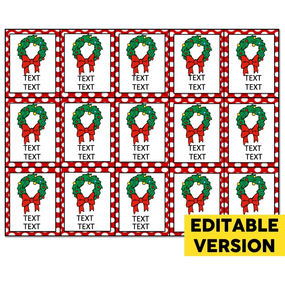Editable - Brag Tags - Set 1 - December Homework - Version 1 - Lucky ...
