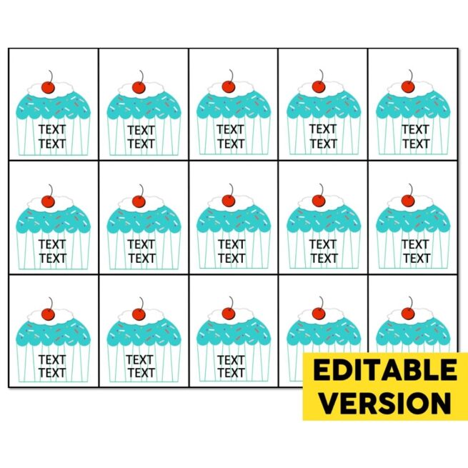 Editable - Brag Tags - Set 1 - Happy Birthday - Version 2 - Lucky ...