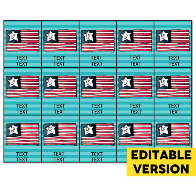 Editable - Brag Tags - Set 1 - July Homework - Version 1 - Lucky Little ...