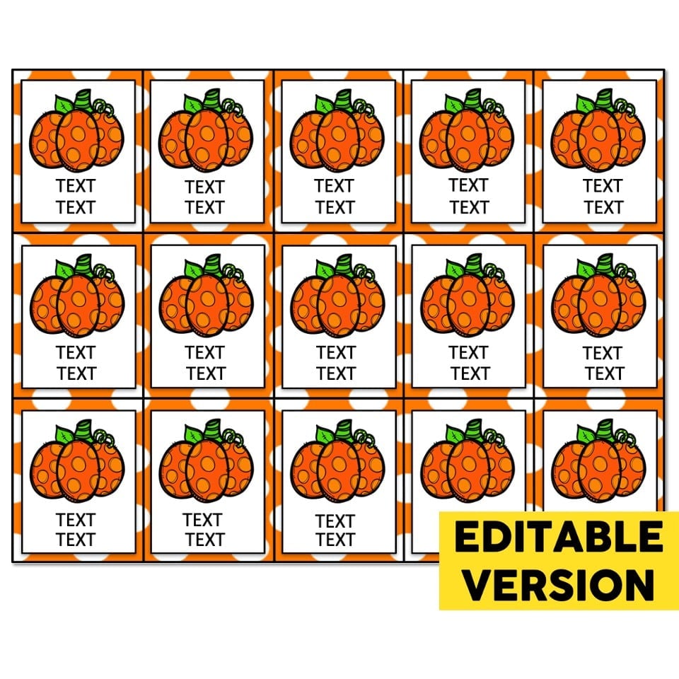 Editable - Brag Tags - Set 1 - October Homework - Version 1 - Lucky ...
