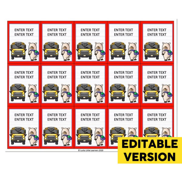 Editable - Brag Tags - Set 2 - Welcome Back - Lucky Little Learners