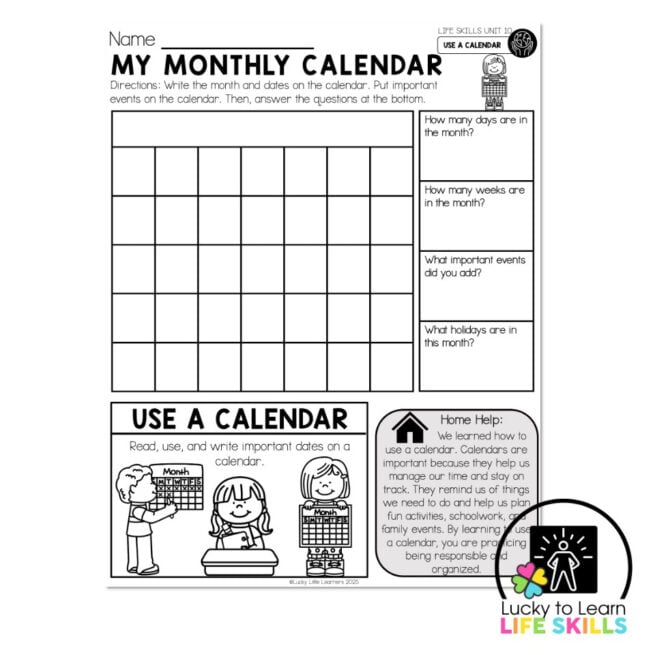 Lucky to Learn Life Skills - Unit 10 Organization and Time Management ...