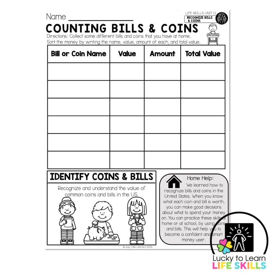 Lucky to Learn Life Skills - Unit 11 Money and Consumer Skills ...