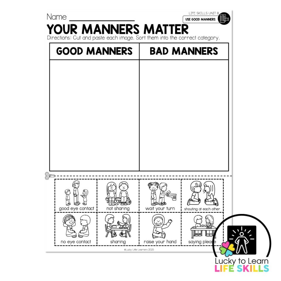 Lucky to Learn Life Skills - Unit 8 Communication and Kindness - Use ...