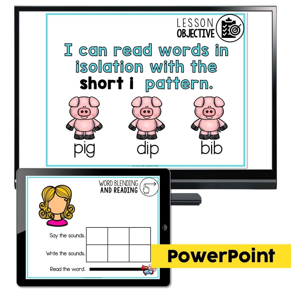Lucky to Learn Phonics - Short I - Teaching Slides - Level 1 ...