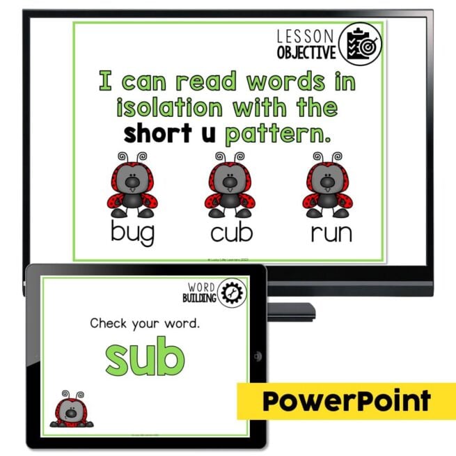 Lucky to Learn Phonics - Short U - Teaching Slides Level 1 - PowerPoint ...
