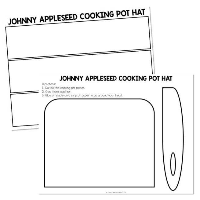 Johnny Appleseed - Johnny Appleseed Hat - Lucky Little Learners