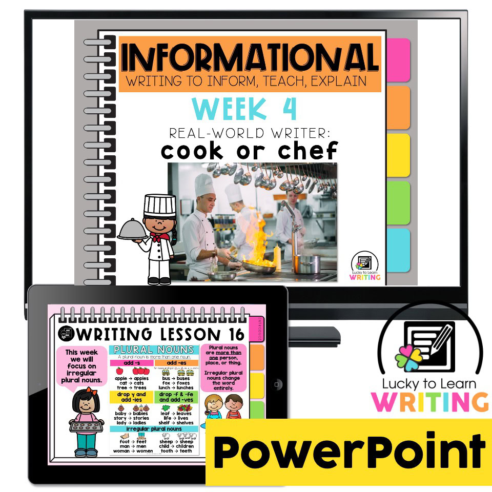 Lucky to Learn Writing - Unit 3 Informational - Week 4 - How To ...